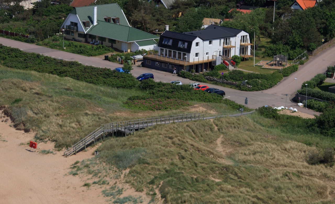 Book a room with sea view just by the Sea at Vejby Strand Hotel